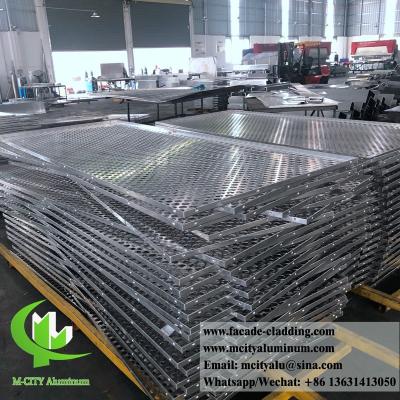 Cina lamina di metallo perforata di alluminio volta 3mm, schermo di alluminio perforato in vendita