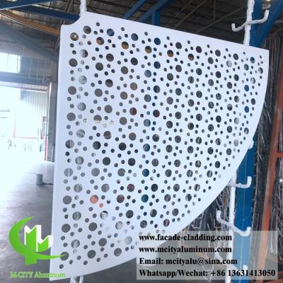 Cina Rivestimento di alluminio ISO9000 della pittura del pannello 3mm PVDF della lamina di metallo di forma del settore elencato in vendita