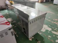 China Commercial Undercounter Refrigerator 4 Drawers With Backsplash Customized Kitchen Table for sale