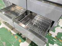 China Commercial Undercounter Refrigerator 4 Drawers With Backsplash Customized Kitchen Table for sale