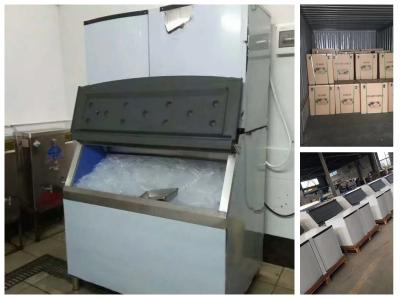 China Commercial Ice Cube Machine 910KG Daily Output 480KG Storage for sale