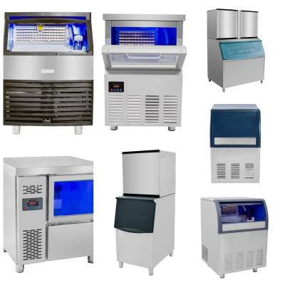 China Commercial Ice Cube Machine 910KG Daily Output 480KG Storage for sale