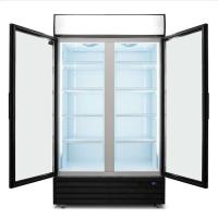 China Self Closing 688L Convenience Store Display Cooler for sale