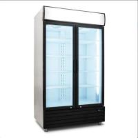 China Self Closing 688L Convenience Store Display Cooler for sale