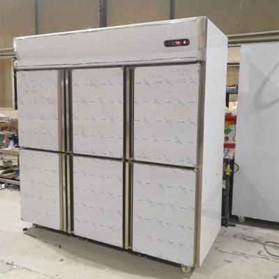 Cina congelatore di frigorifero commerciale di acciaio inossidabile della porta 880W 6 in vendita