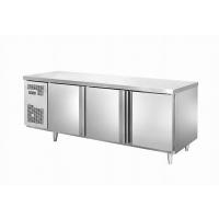 China Three Door 0.8m Under Counter Deep Freezer For Cafeteria for sale