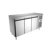 China Three Door 0.8m Under Counter Deep Freezer For Cafeteria for sale