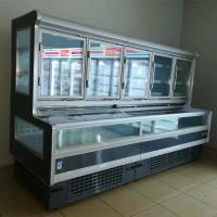 China CE Combined R404A Upright Refrigerated Display Case for sale