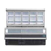 China CE Combined R404A Upright Refrigerated Display Case for sale