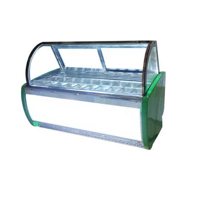 Китай замораживатель дисплея мороженого 220V 1800mm коммерчески продается