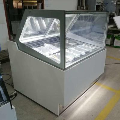 Cina Congelatore dell'esposizione del gelato dell'annuncio pubblicitario del CE 1200mm in vendita