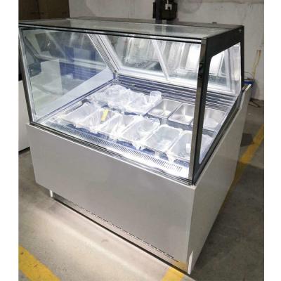 Cina Congelatore dell'esposizione del gelato dell'annuncio pubblicitario del CE 1200mm in vendita