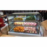China Three Layer Glass Marble Finish CE Bakery Display Cooler for sale