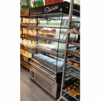 China Front Full Opened R134a 4ft Bakery Display Fridge for sale