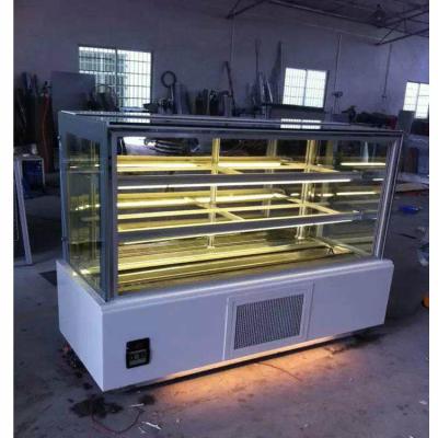 China Cake Display 760W 3 Tier Commercial Fridge Freezer for sale