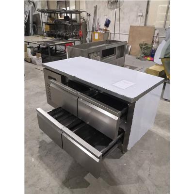 China Fan Cooling 4 Drawers 1.5m Commercial Refrigerator Freezer for sale