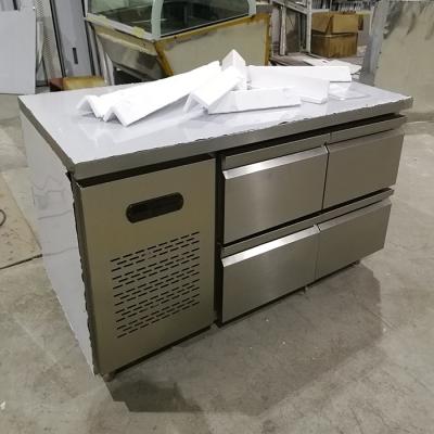 China Fan Cooling 4 Drawers 1.5m Commercial Refrigerator Freezer for sale