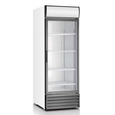 China Fan Cooling Commercial Glass Door Coolers 360L Convenience Store Display Cooler for sale