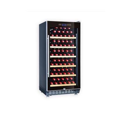Cina Dispositivo di raffreddamento commerciale d'accensione blu dell'esposizione del vino di zona 188L uno in vendita