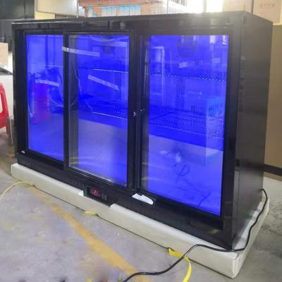 Cina 3 porta 330L sotto il frigorifero di Antivari del contatore con luce blu in vendita