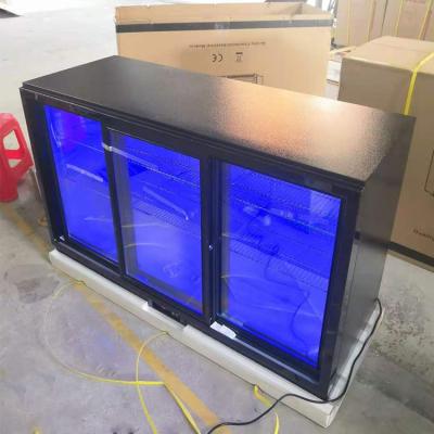 Cina 3 porta 330L sotto il frigorifero di Antivari del contatore con luce blu in vendita