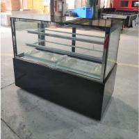 China 860W 3 Tier 5ft Rectangular Bakery Display Fridge With Wheels for sale