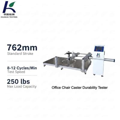 China BIFMA X5.1 Office Chair Caster Durability Tester | Pneumatic Caster Wear Life Testing Machine | Adjustable Stroke & Load for sale