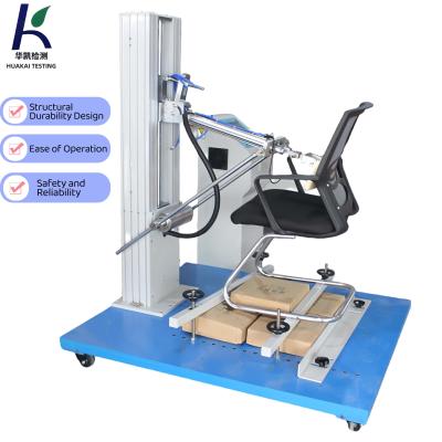 China HUAKAI Durable Office Chair Structural Strength Fatigue and Backrest Durability Tester with Touch Screen Display for sale