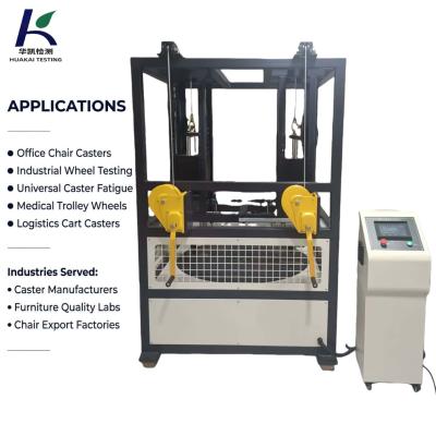 China Computerized Caster Durability Testing Equipment Caster Walking Endurance Tester for Furniture Manufacturer QC for sale