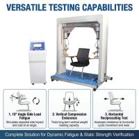 China Chair Armrest Cyclic Fatigue Testing Machine Computer Control Furniture Reliability Test Solution for sale