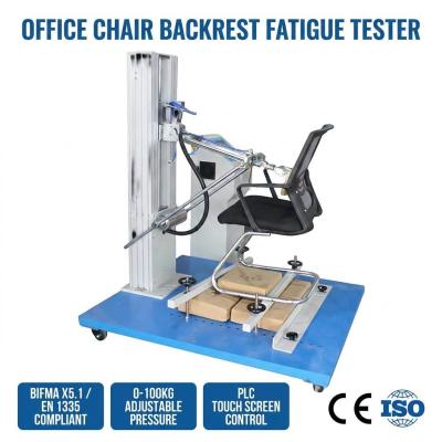 China Office Chair Backrest Fatigue Testing Machine BIFMA X5.1 EN 1335 Standard Compliance Cyclic Loading Fatigue Testing Equipment for sale