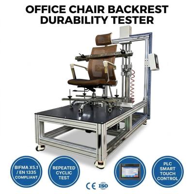 China Office Chair Backrest Reciprocating Pull Fatigue Tester Chair Back Durability Testing Machine Comply With BIFMA EN Standard for sale
