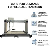 China All-in-one Mattress Mechanical Performance Testing Machine Roller Durability Edge Load Soft Hardness Detector for sale