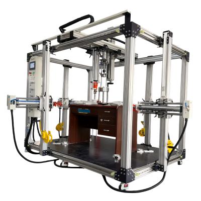 China PLC Multi Channel Office Table Load Fatigue Tester Furniture Mechanical Performance Testing Equipment for sale