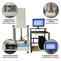 China Touch Screen Servo Foam IFD Indentation Force Deflection Tester ASTM D3574 Sponge Compression Rebound Testing Machine for sale