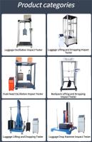 China Luggage Drop Hammer Impact Testing Machine; Luggage Material Impact Resistance Testing Machine for sale