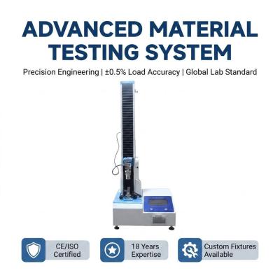 China Single Column Servo Universal Tensile Testing Machine 5KN Peel Strength Tester for Plastic Film Adhesive Tape for sale