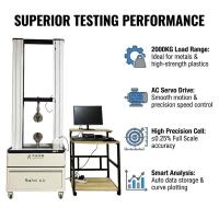 China Computer Control Double Column Universal Testing Machine Tensile Strength Tester Support ISO ASTM DIN Standard for sale