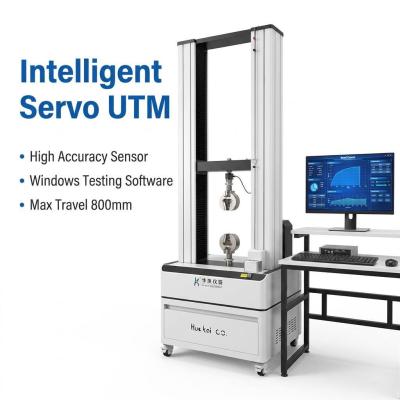 China Touch Screen Double Column Tensile Testing Machine 20KN-100KN for Rubber Plastic Metal Hardware Lab Test for sale
