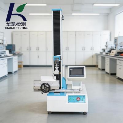 China Peel Strength Tester Single Column Universal Tensile Strength Testing Machine for Plastic Film, Rubber & Textile Materials for sale