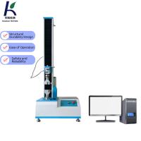 China Single Column Computerized Automatic Electronic Tensile Testing Machine for Rubber Universal Materials for sale