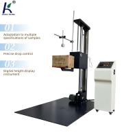 China Single Wing Carton Drop Tester | Packaging Box Free Fall Impact Testing Machine for Edge, Corner and Surface Drop Test for sale