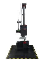 China Single Wing Carton Drop Tester | Packaging Box Free Fall Impact Testing Machine for Edge, Corner and Surface Drop Test for sale