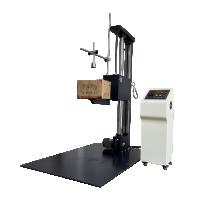 China Single Wing Carton Drop Tester | Packaging Box Free Fall Impact Testing Machine for Edge, Corner and Surface Drop Test for sale