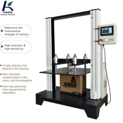 China Compressive Strength Tester Packaging Compression Testing Machine Corrugated Carton Compressive Strength Testing Equipment for sale