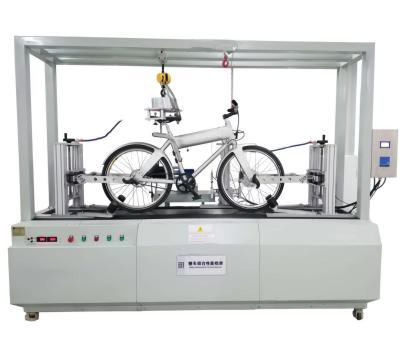 China Bicycle Frame Fatigue Tester PLC Controlled Dynamic Durability Testing Machine for Frame Fork Wheel Suspension ISO 4210 for sale