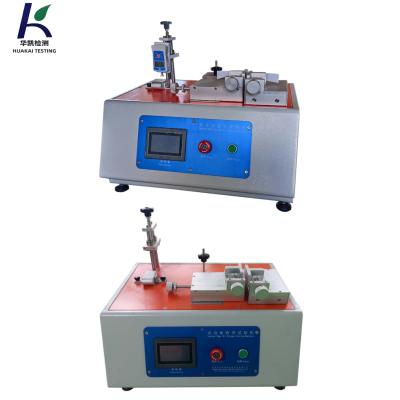 China Leather Edge Paint Bending Fatigue Testing Machine, Edge Coating Durability Tester for Luggage Handbags Footwear for sale
