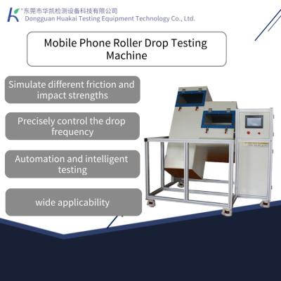 China Mobile Electronic Device Tumbling Barrel Double Drop Tester / Electronic Product Drum Drop Durability Tester for sale