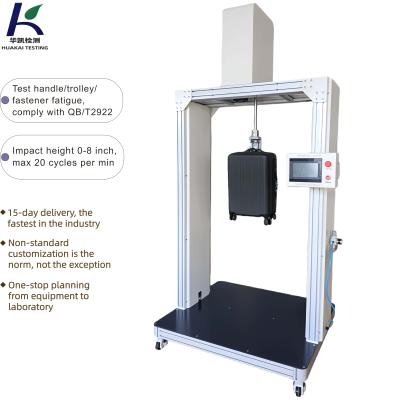 China Luggage Vibration Impact Testing Machine Suitcase Backpack Bag Drop Durability Tester QB/T 2922-2018 ISO 10581 for sale