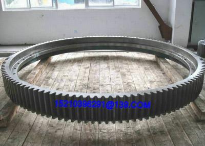 Cina Ruota di ingranaggi rotolata acciaio forgiata meccanica resistente di pezzo fucinato dell'anello in vendita